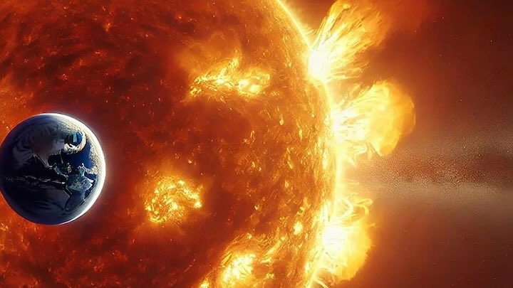 Explosão no lado oposto do Sol preocupa especialistas (Libras)